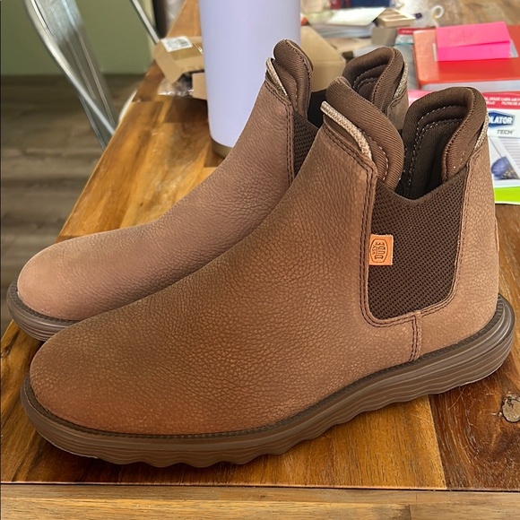 Hey Dude | Shoes | Hey Dude Tan Boots | Poshmark